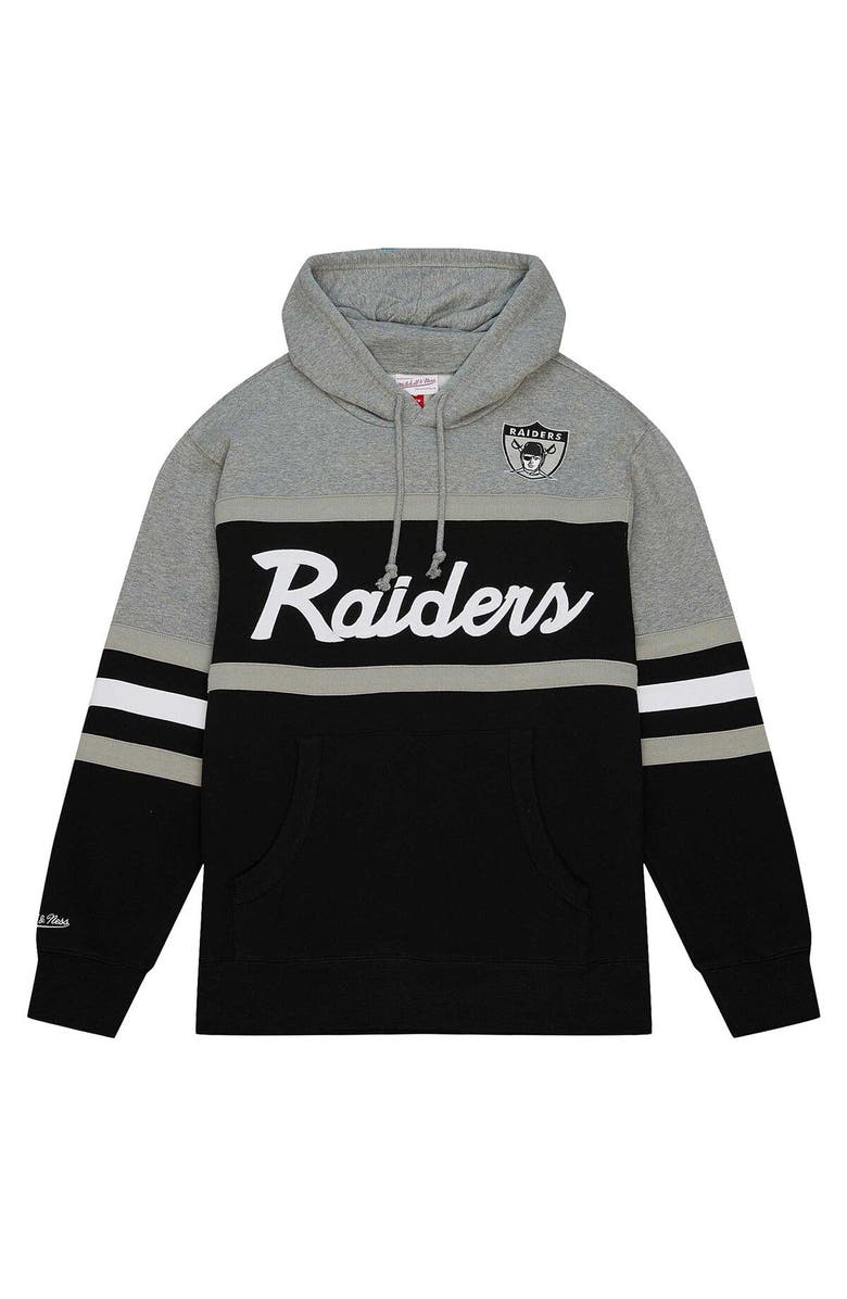 Mitchell & Ness Men's Mitchell & Ness Black/Gray Oakland Raiders Head ...