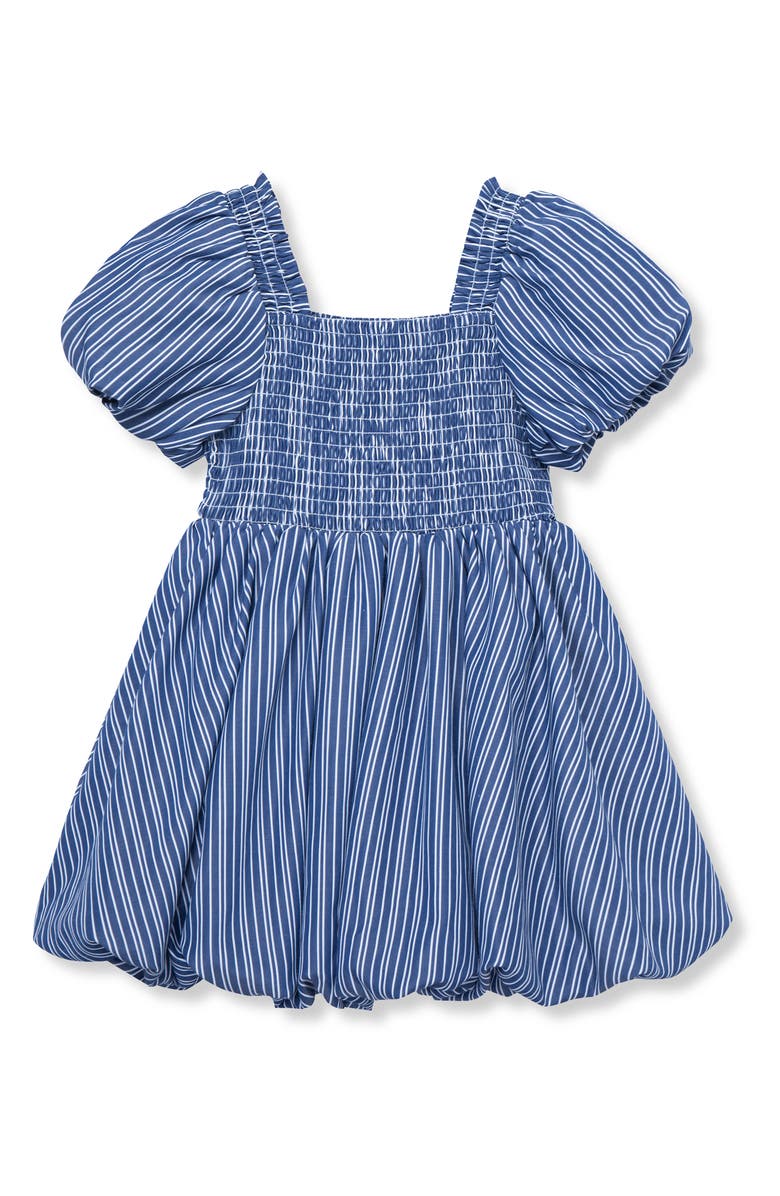 Habitual Kids Kids' Stripe Puff Sleeve Bubble Dress | Nordstromrack
