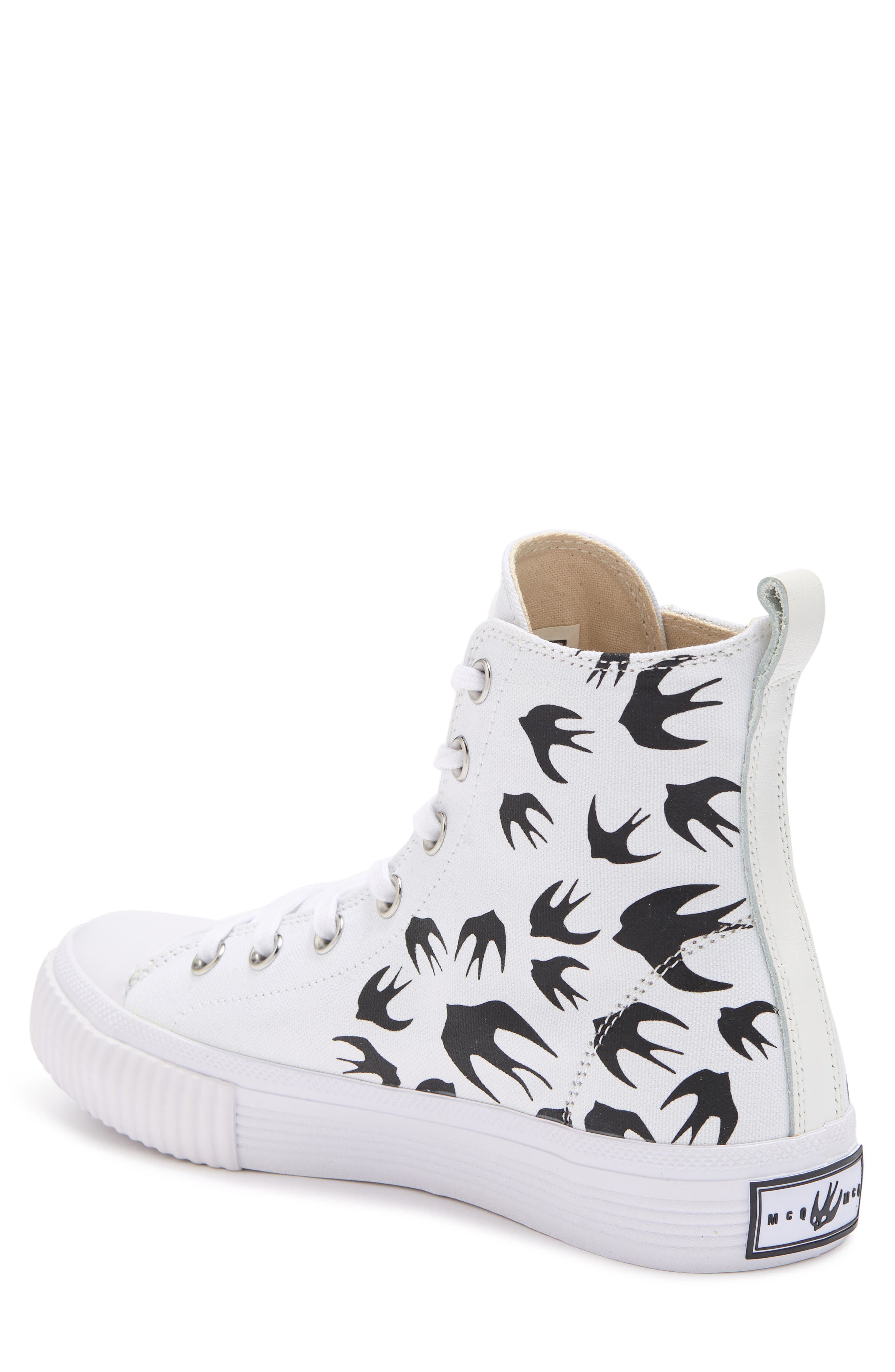 McQueen MCQ BY ALEXANDER MCQUEEN Swallow Swarm Vulcanized Hi Top ...