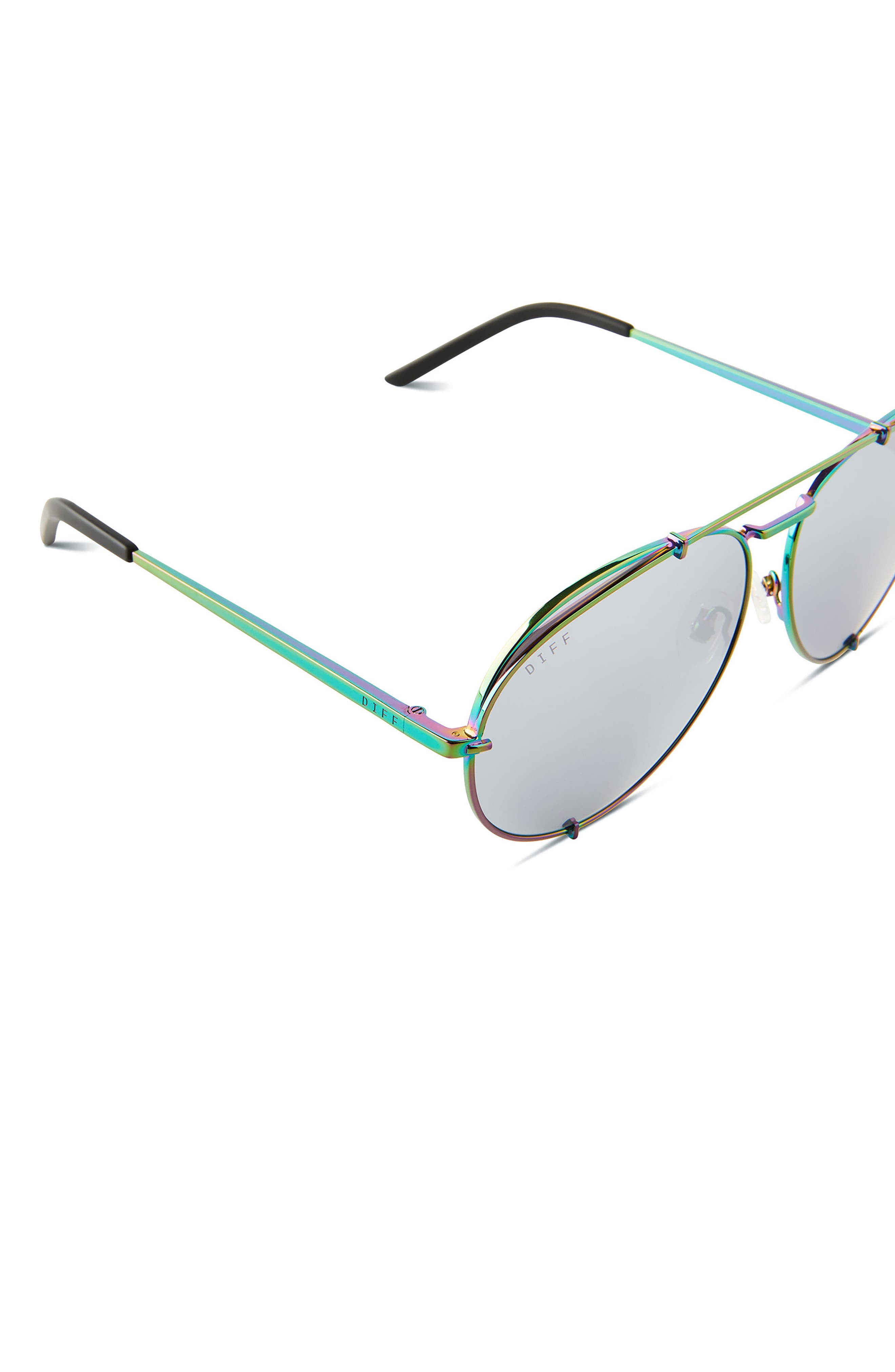 DIFF Koko 63mm Oversize Aviator Sunglasses | Nordstromrack