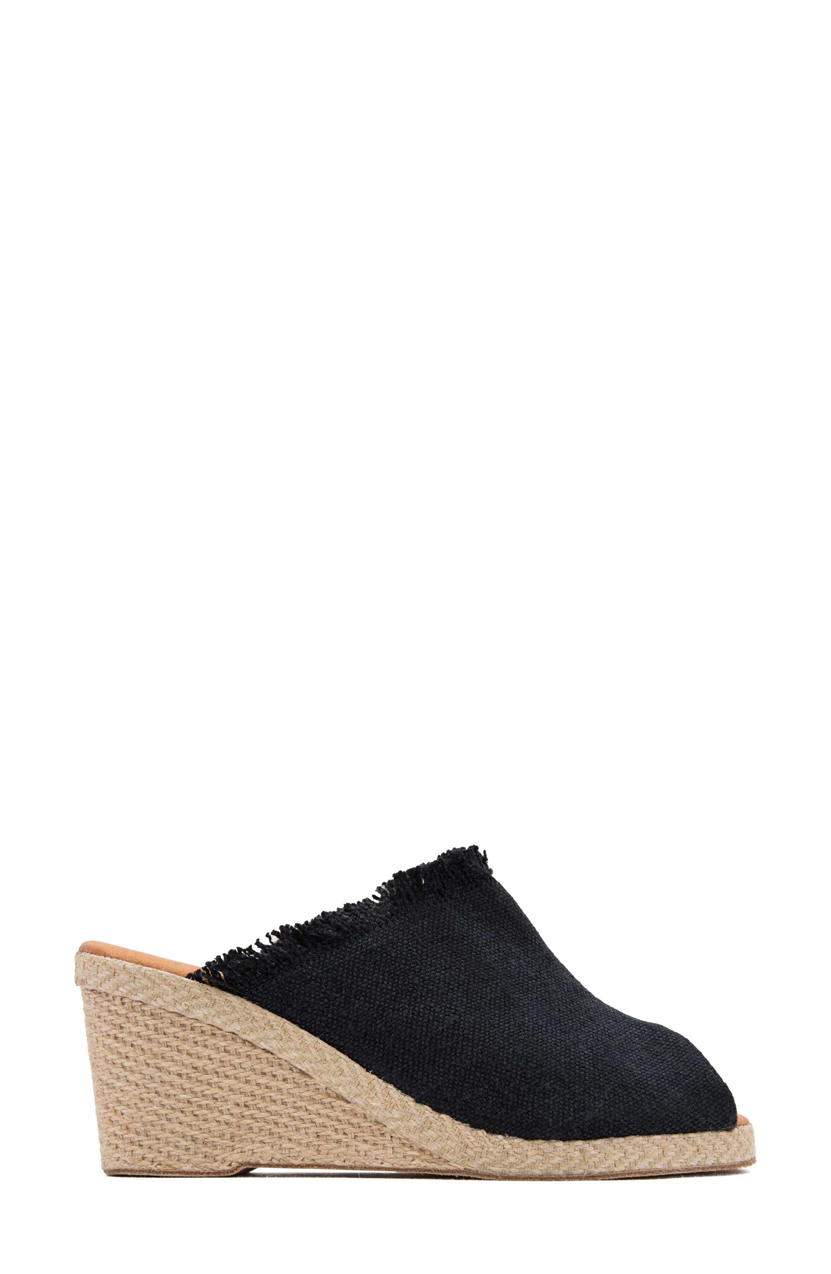 André Assous Popy Frayed Wedge Mule (Women) | Nordstromrack