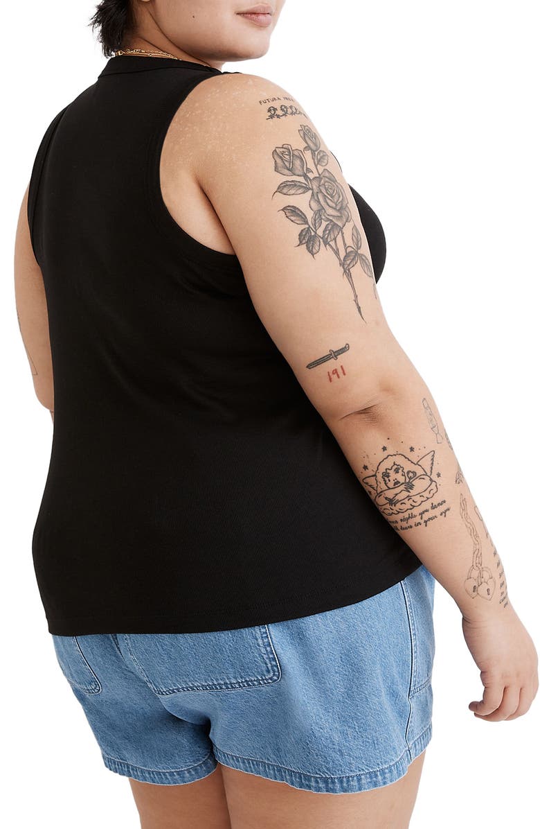 Madewell Supima® Cotton Rib Cutaway Tank | Nordstromrack