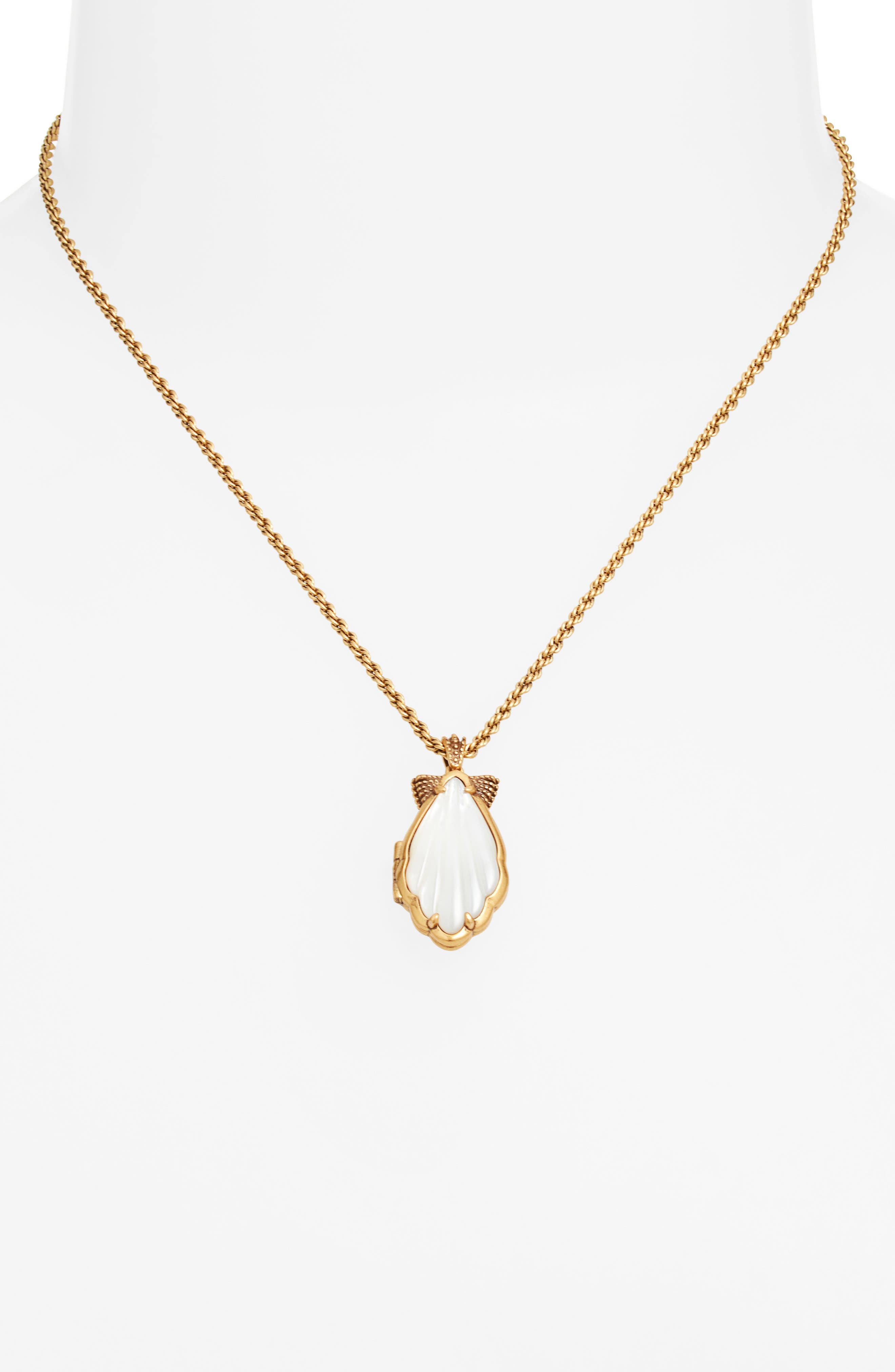 Kendra Scott Alexa Locket Pendant Short Necklace | Nordstrom