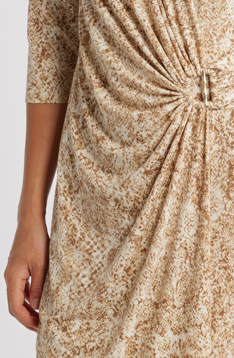 Tommy Bahama Clara Playa Python Faux-Wrap Dress | Nordstrom