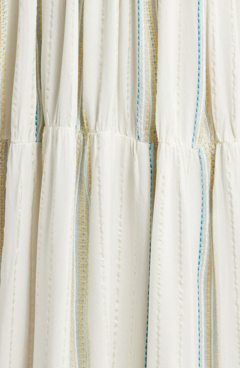 Elan Stripe Deep V-Neck Cover-Up Maxi Dress | Nordstrom