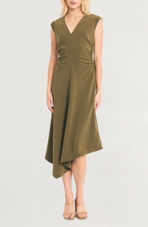 Women's Ruched Midi Dresses | Nordstrom