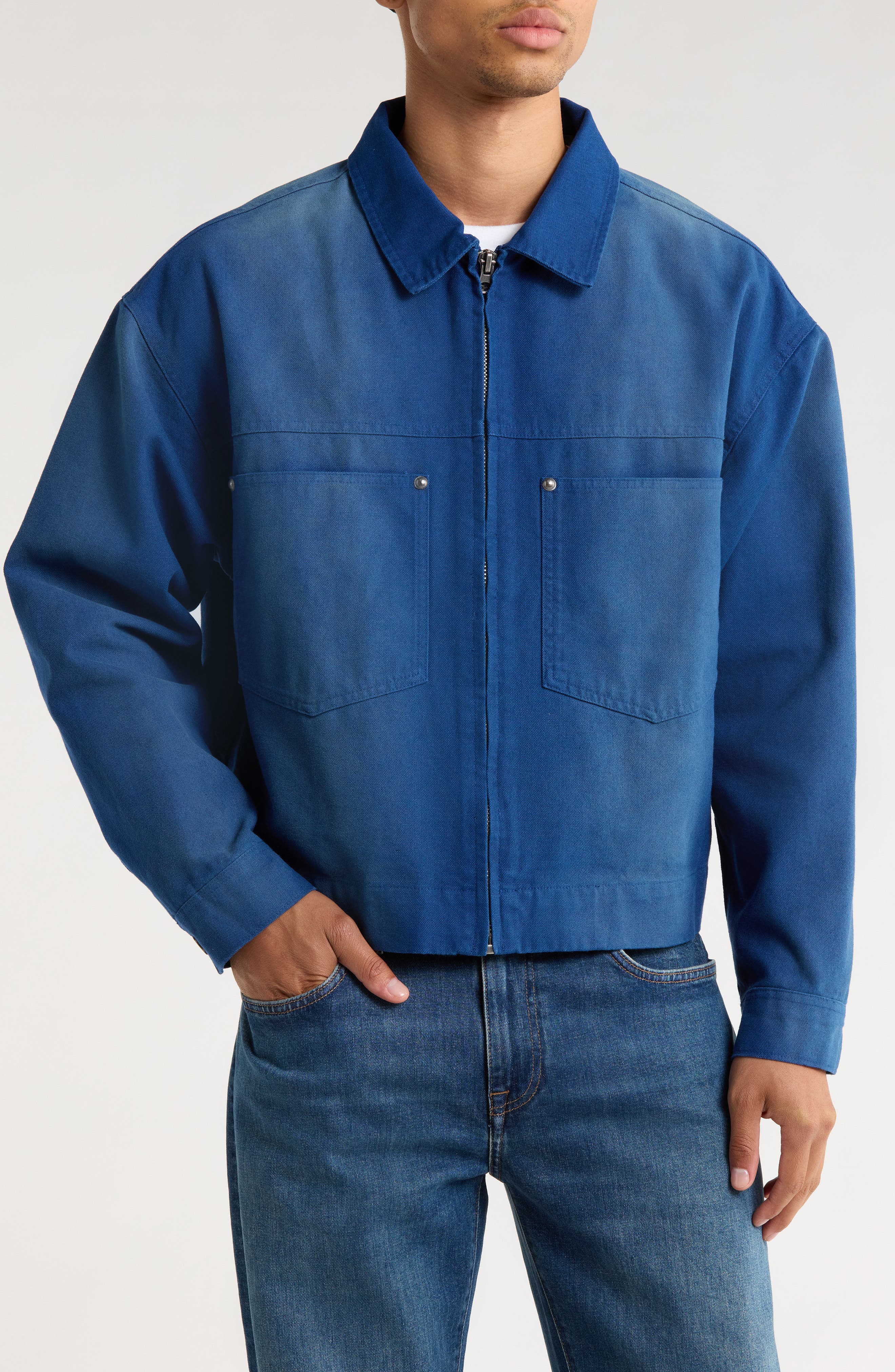 PacSun Clyde Stud Detail Cotton Jacket | Nordstrom