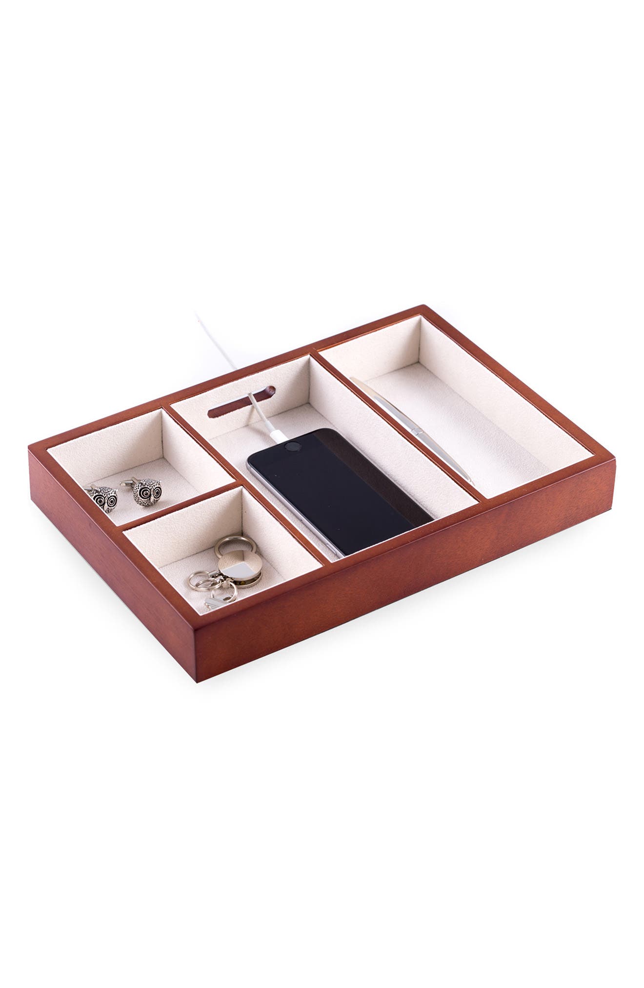 Bey-Berk Cherry Wood Open Valet | Nordstromrack