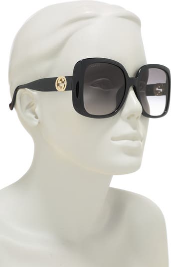 Gucci 57mm Oversized Square Sunglasses Nordstromrack