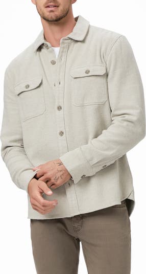 PAIGE Wilbur Cotton Flannel Overshirt | Nordstrom
