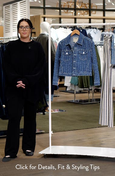 L'AGENCE Koda Crop Denim Jacket | Nordstromrack
