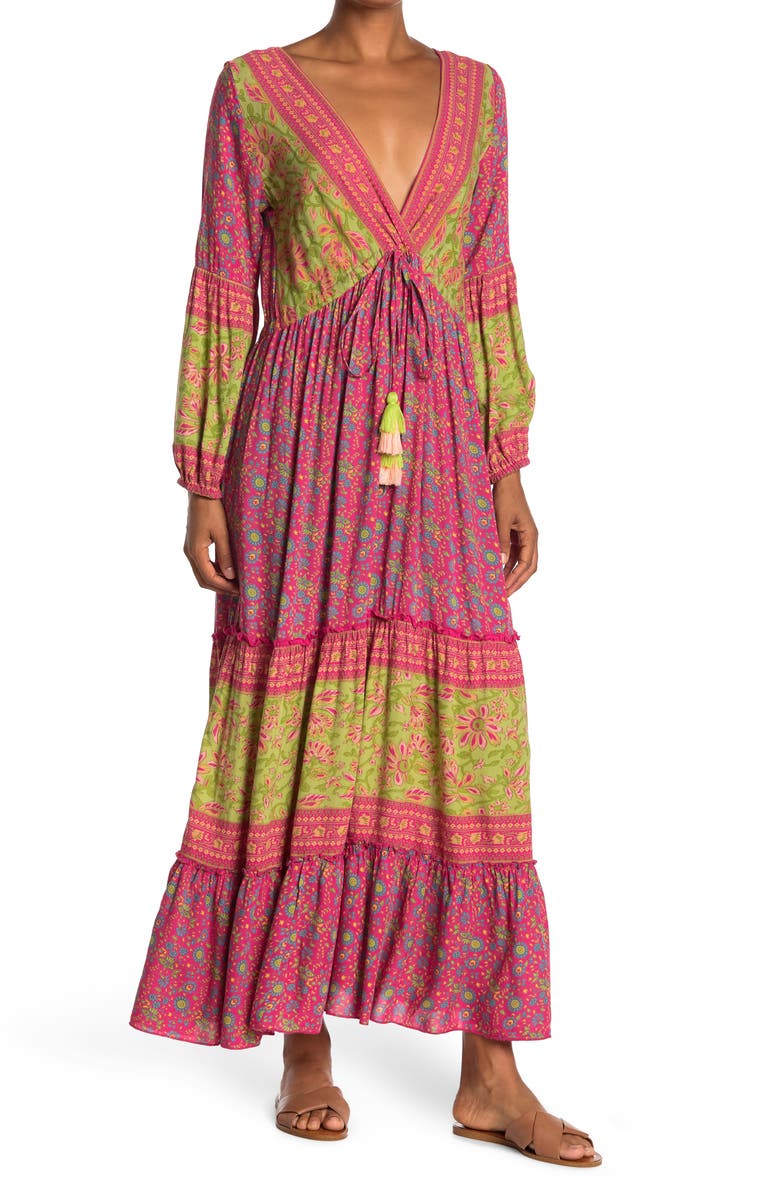 Raga Lennon Plunge Maxi Dress | Nordstromrack