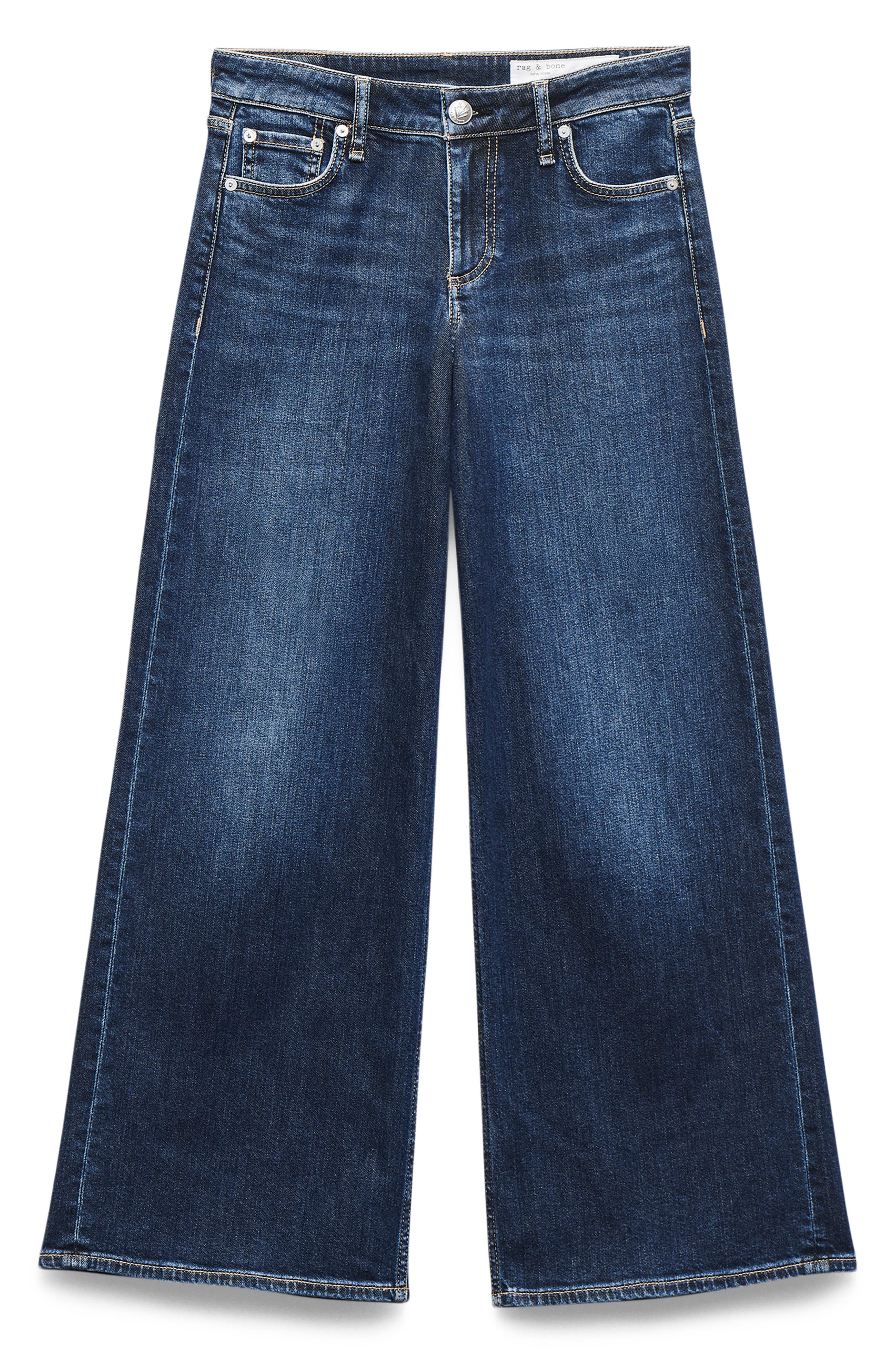 rag & bone Aiden Low Rise Wide Leg Jeans | Nordstrom