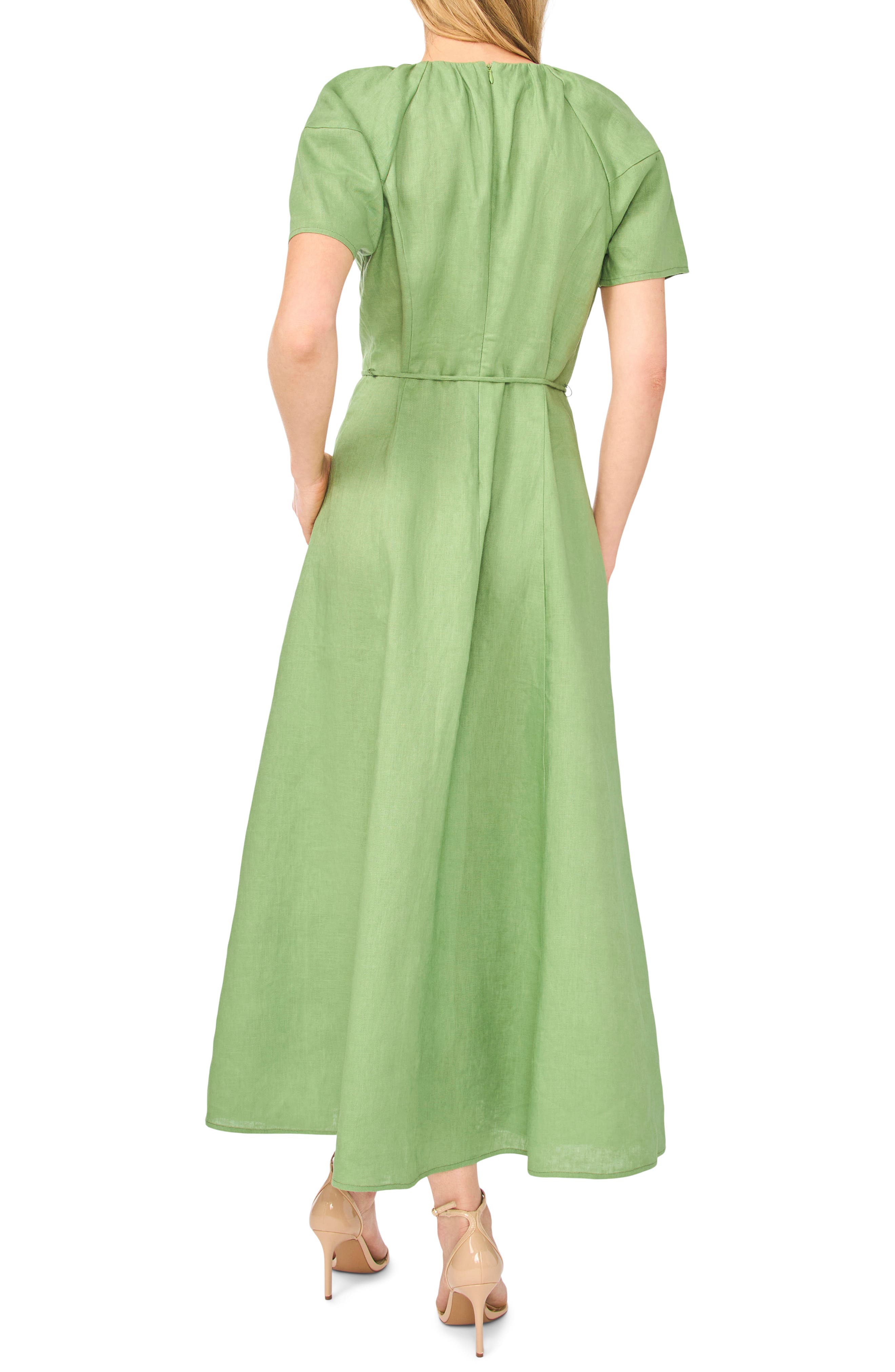 Ted Baker Allison Raglan Sleeve Linen Maxi Dress | Nordstromrack