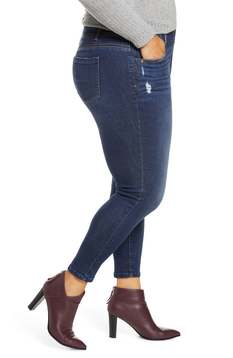 Wit & Wisdom Ab-Solution Ripped High Waist Ankle Skinny Jeans ...