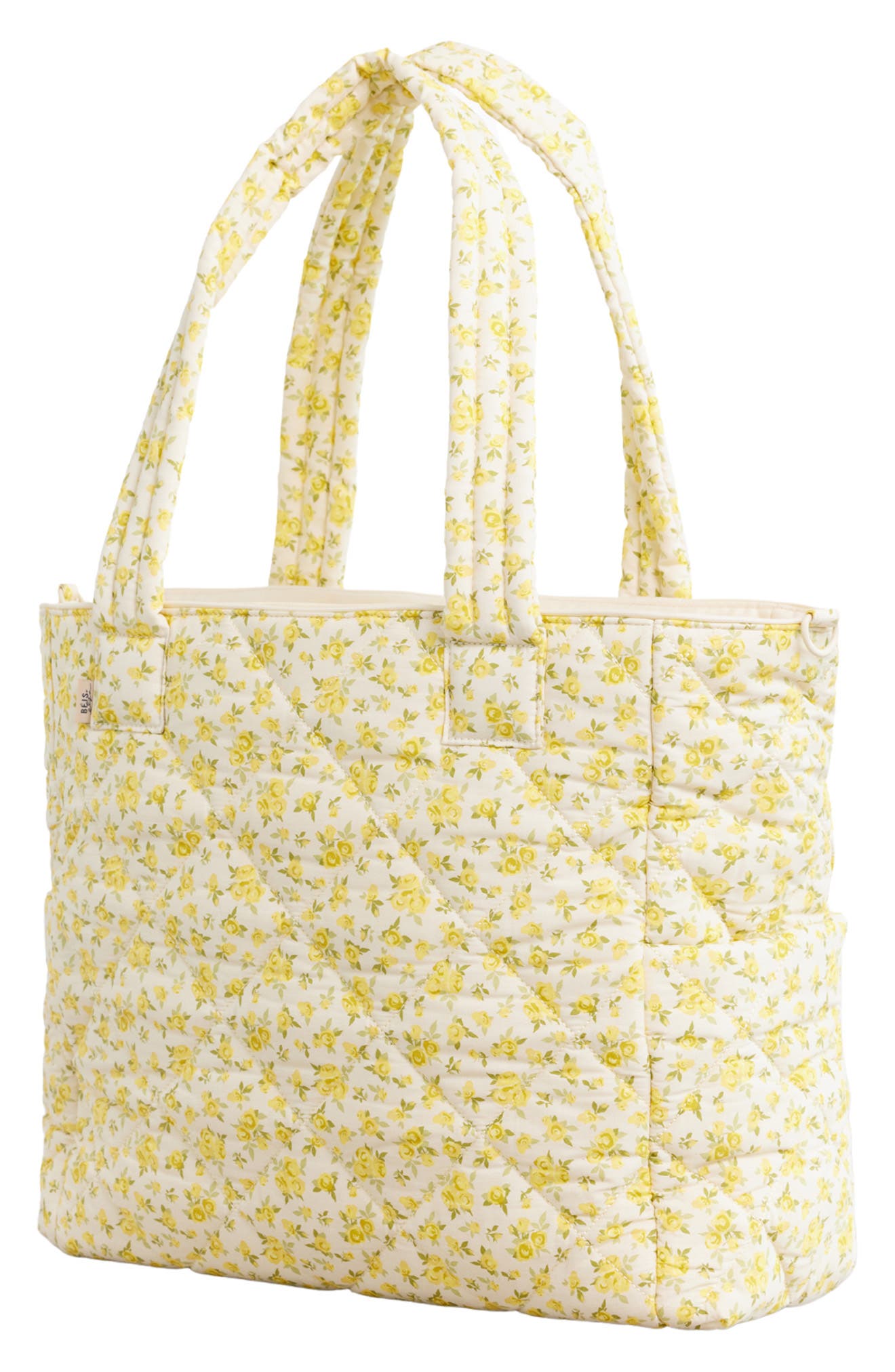 Béis Reversible Cotton Canvas Tote Diaper Bag | Nordstrom