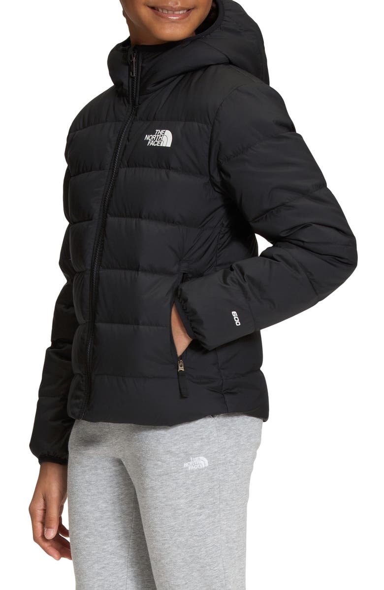 The North Face Kids' Reversible Hooded 600-Fill Power Down Jacket ...