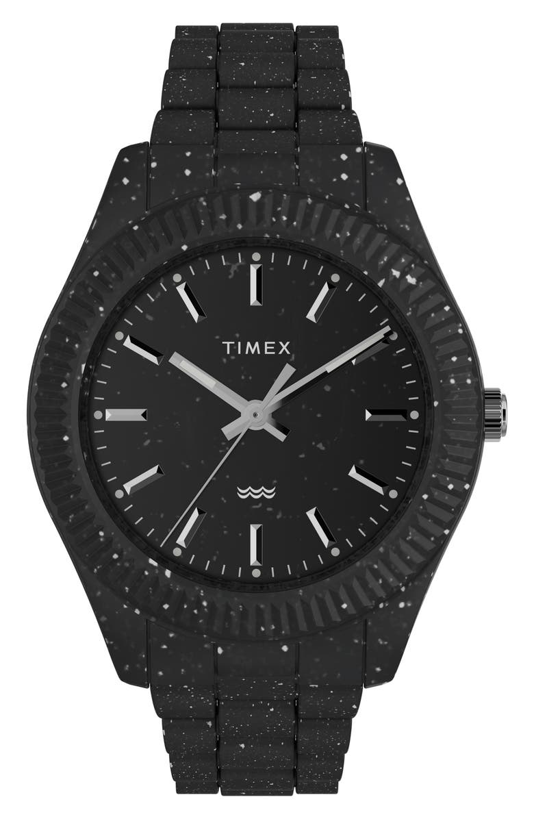 Timex® Legacy Ocean Recycled Plastic Bracelet Watch, 42mm | Nordstrom