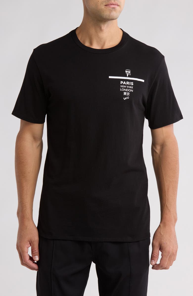 KARL LAGERFELD PARIS KL City Cotton Graphic T-Shirt | Nordstromrack