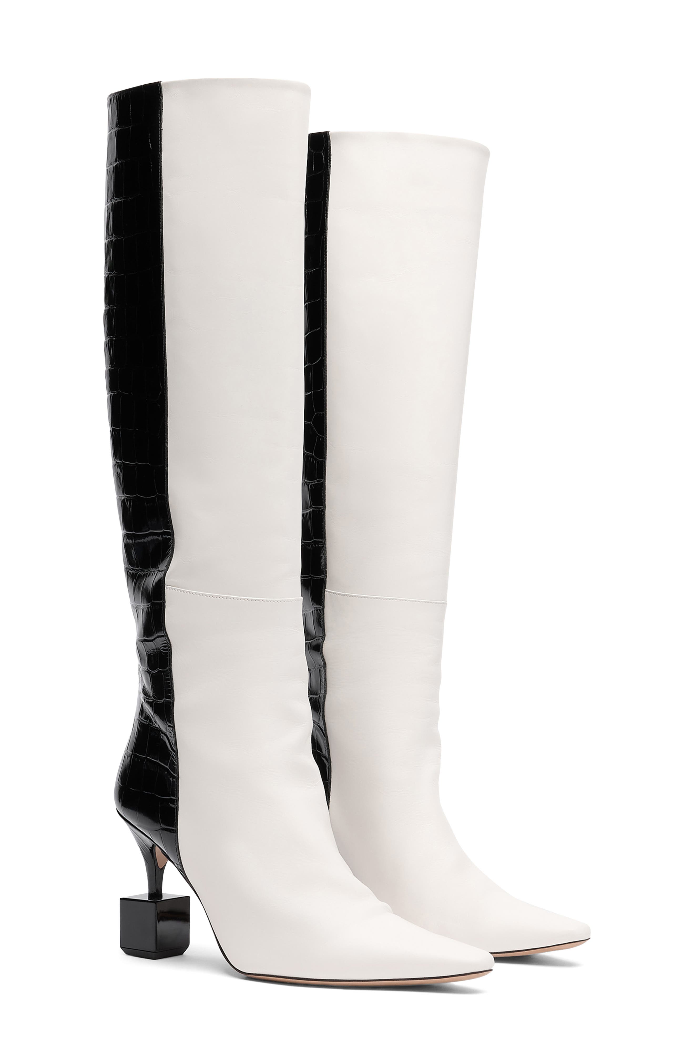Jacquemus Les Bottes Bisou Mismatched Knee High Boot (Women ...
