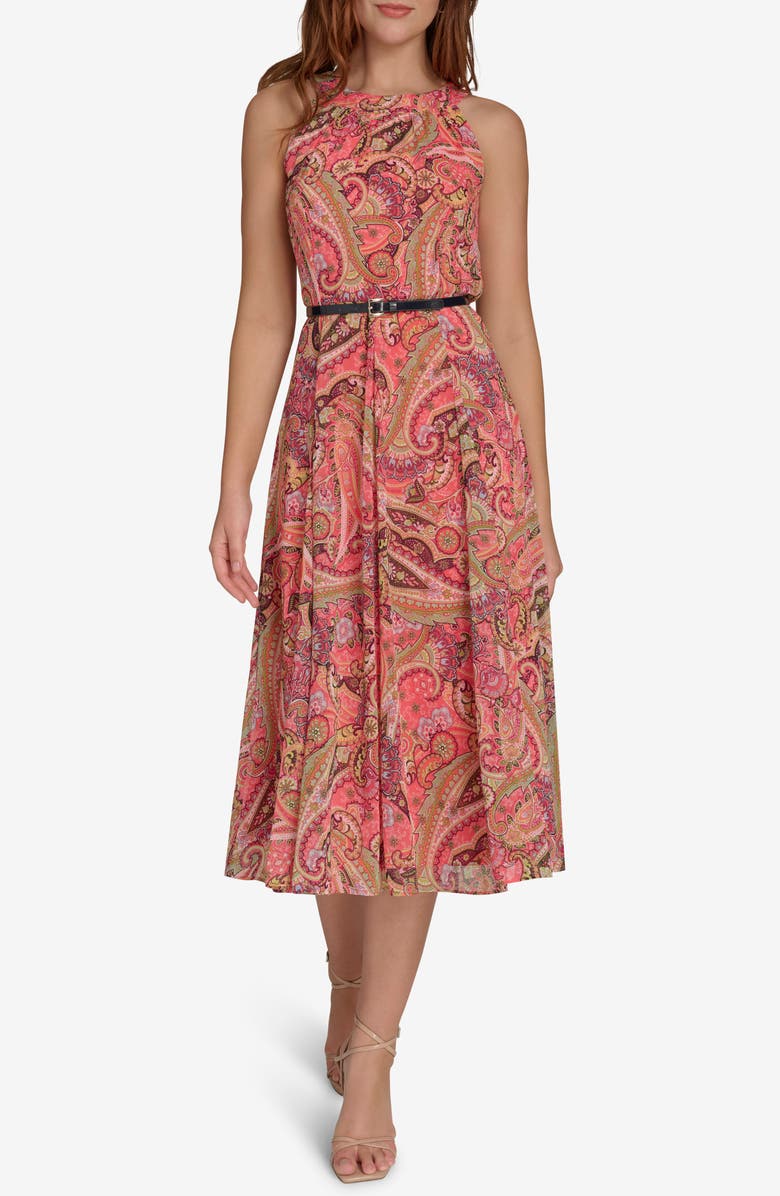 Tommy Hilfiger Les Baux Belted Sleeveless Dress | Nordstromrack