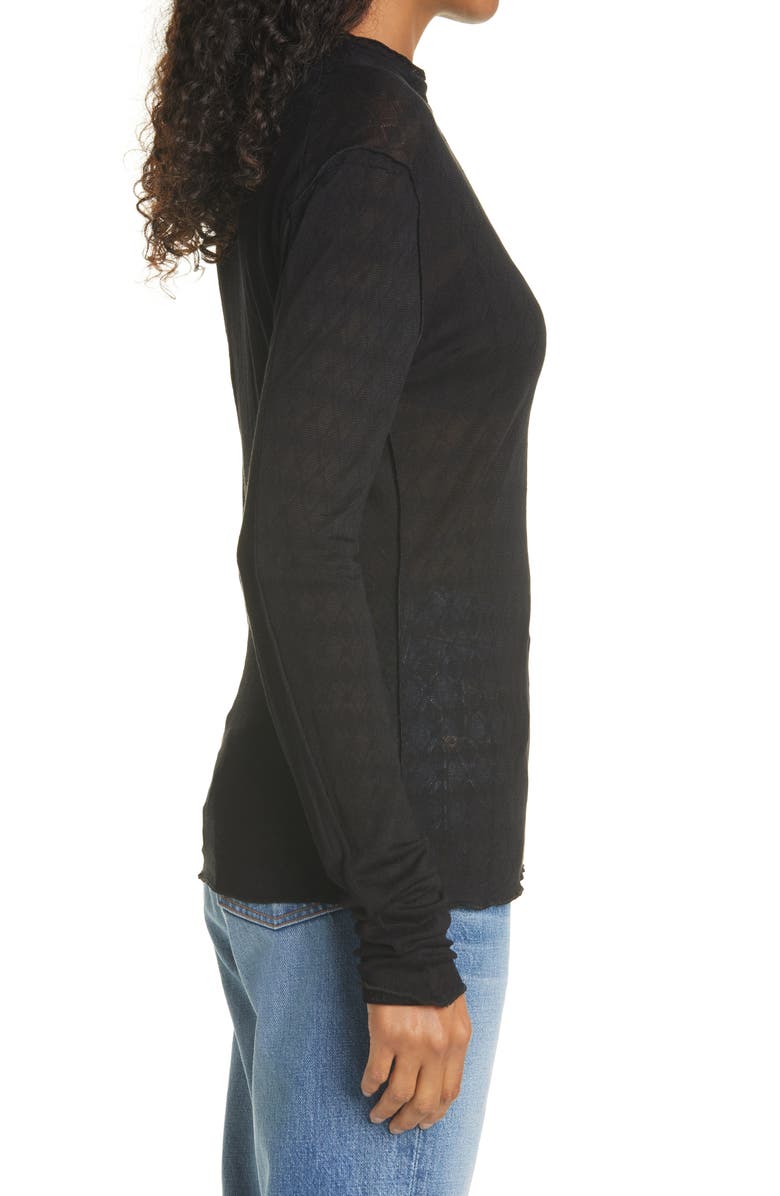 rag & bone Diamond Jacquard Turtleneck Sweater | Nordstromrack