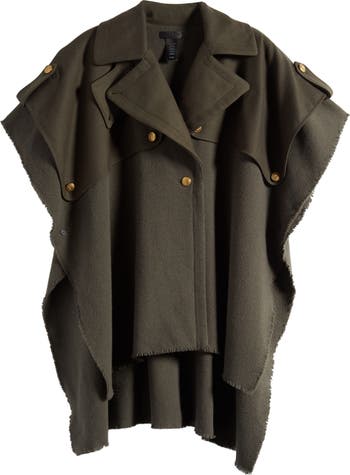 rag & bone Trench Wool Poncho | Nordstrom
