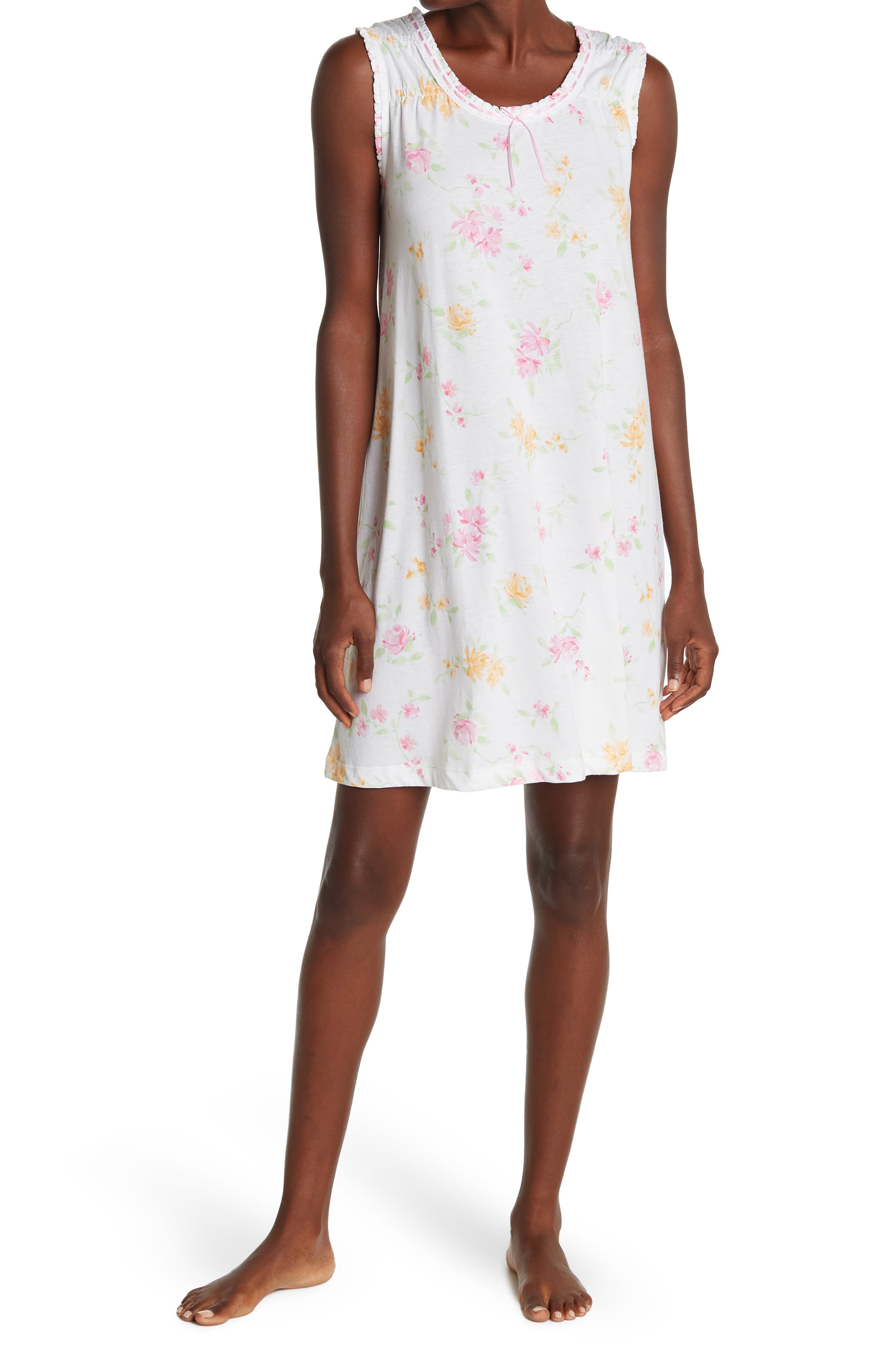Carole Hochman Printed Sleeveless Jersey Chemise | Nordstromrack