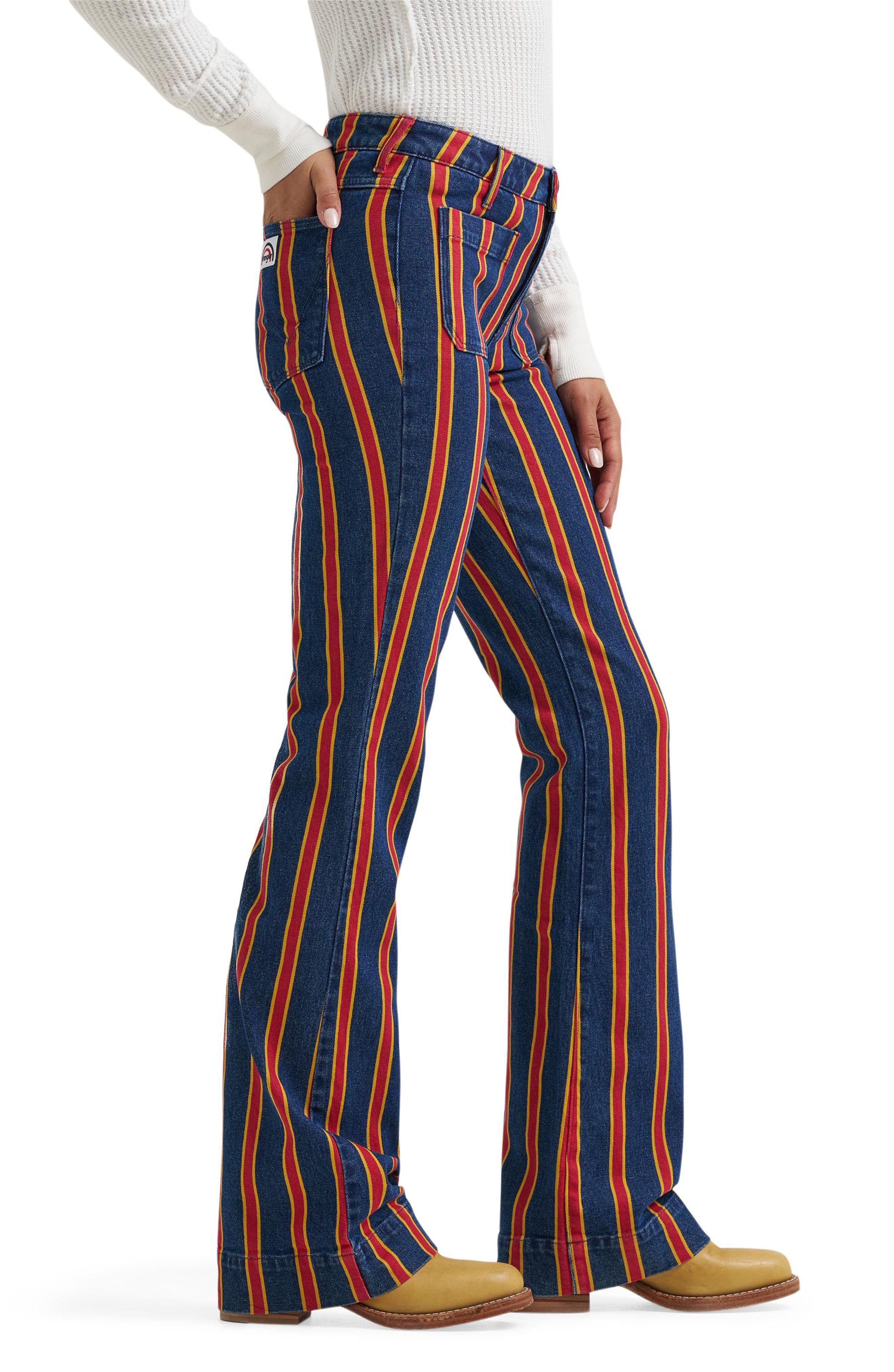 Wrangler Rainbow High Waist Flare Jeans (Women) | Nordstrom