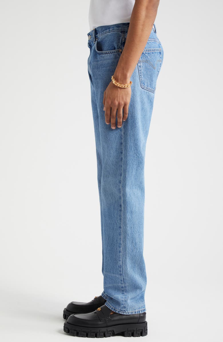 Versace Regular Fit Medusa Biggie Detail Jeans | Nordstromrack