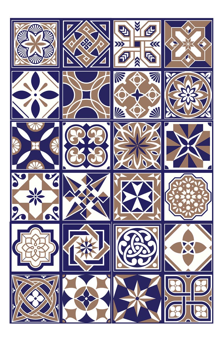WALPLUS Royal Blue Tile Sticker Decal | Nordstromrack