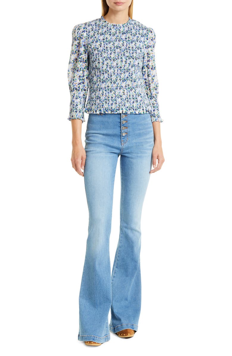 Veronica Beard Kali Smocked Top | Nordstromrack