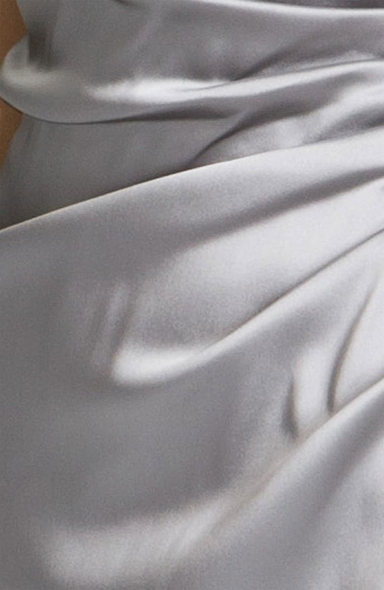 Suzi Chin for Maggy Boutique Cowl Back Satin Sheath Dress | Nordstrom