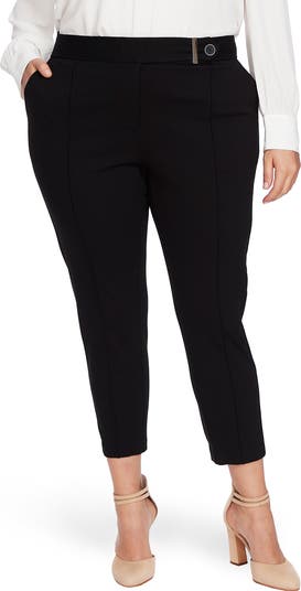 CeCe Ponte Front Seam Pants | Nordstrom