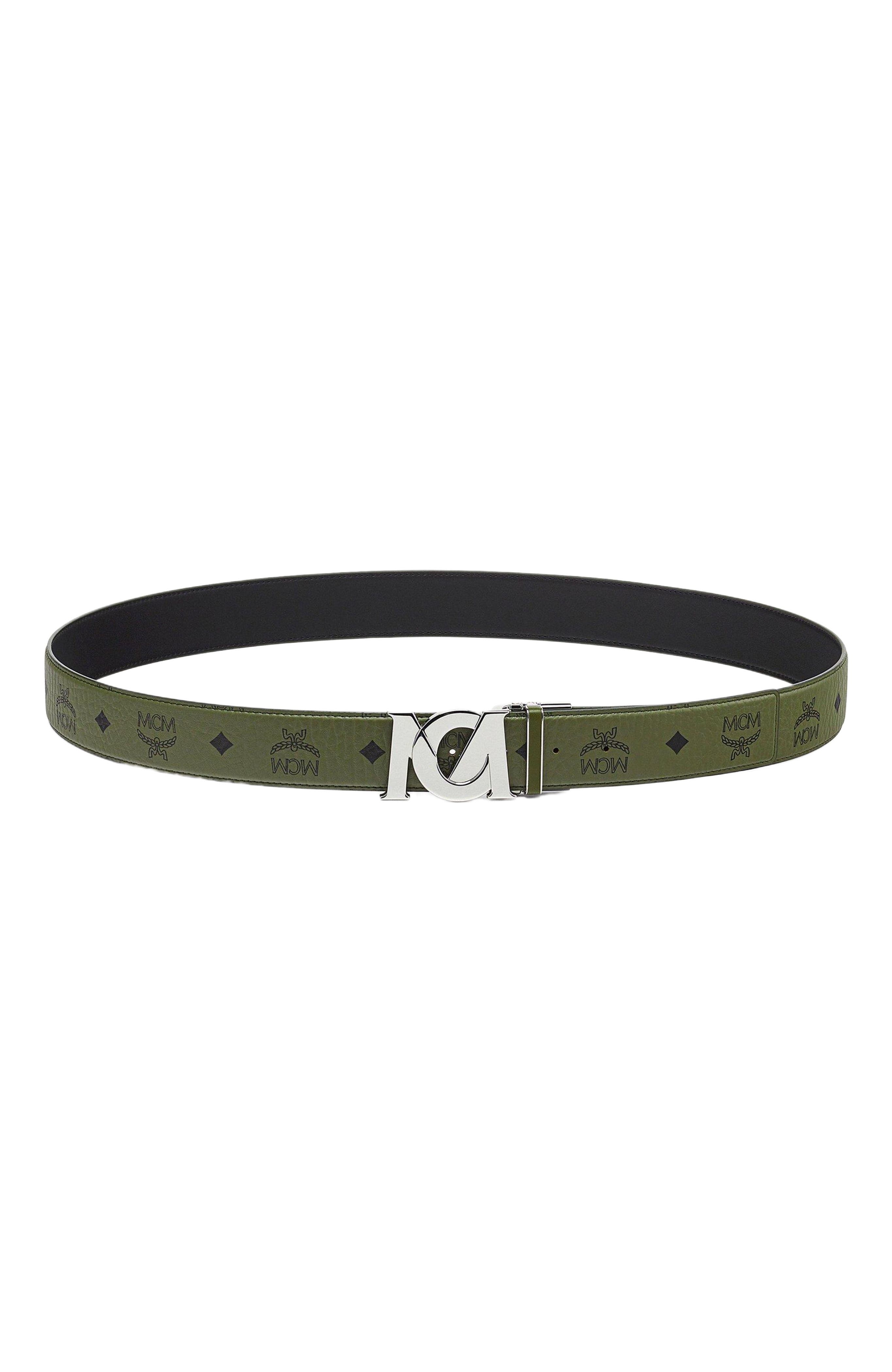 MCM M-Art Reversible Belt 1.5 inches in Visetos | Nordstrom