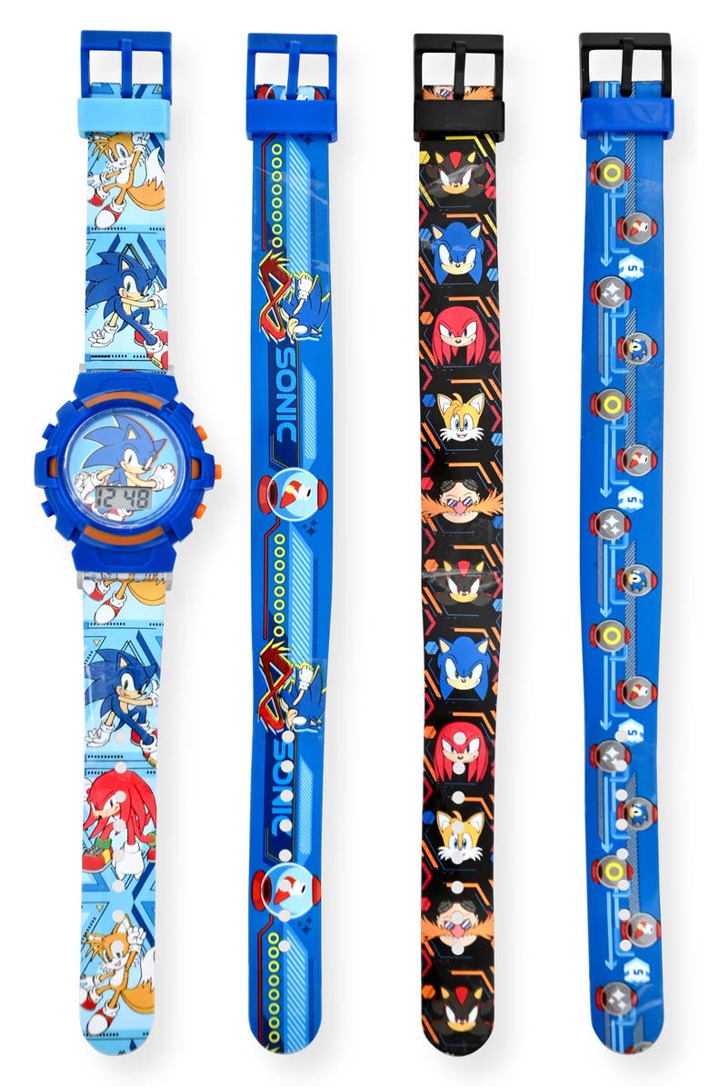 Accutime Kids' Sonic™ the Hedgehog Digital Watch with Interchangeable ...