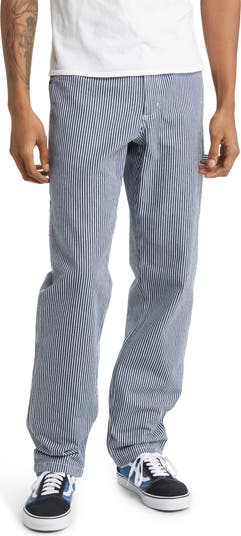 Dickies Garyville Hickory Stripe Straight Leg Carpenter Pants | Nordstrom