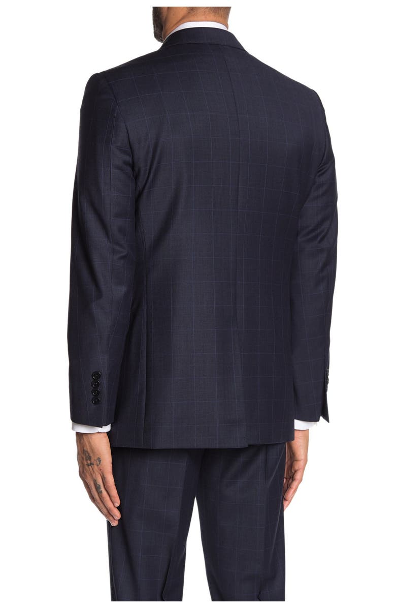 Brooks Brothers Navy Windowpane Two Button Notch Lapel Regent Fit Suit ...