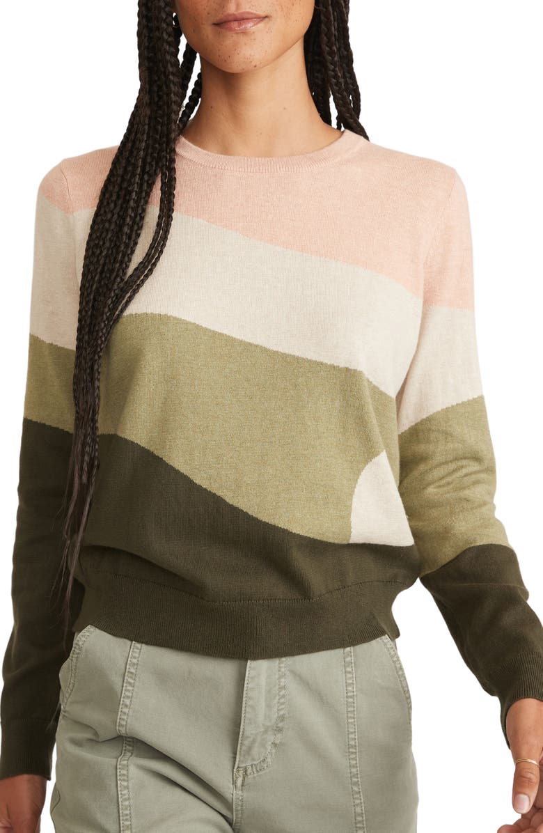 Marine Layer Sunset Stripe Cotton Sweater | Nordstromrack