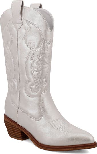 MIA Kelsha Metallic Western Boot (Women) | Nordstrom