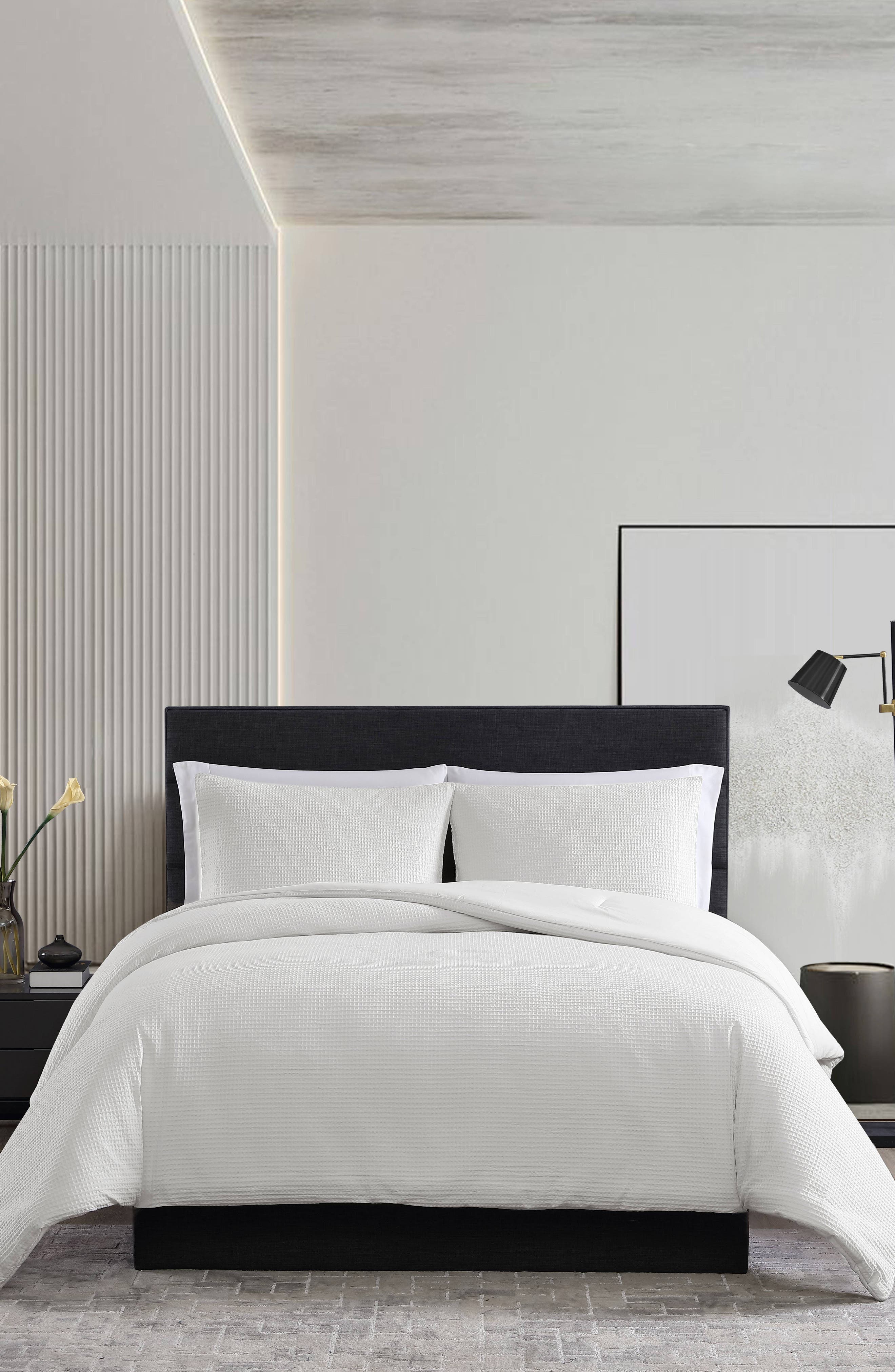 Vera Wang Waffle Piqué Comforter & Shams Set | Nordstrom