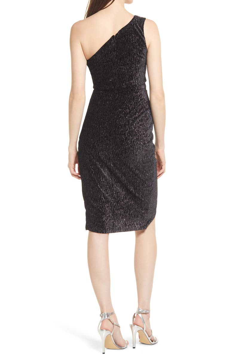 Lavish Alice One Shoulder Diamante Velvet Dress | Nordstrom