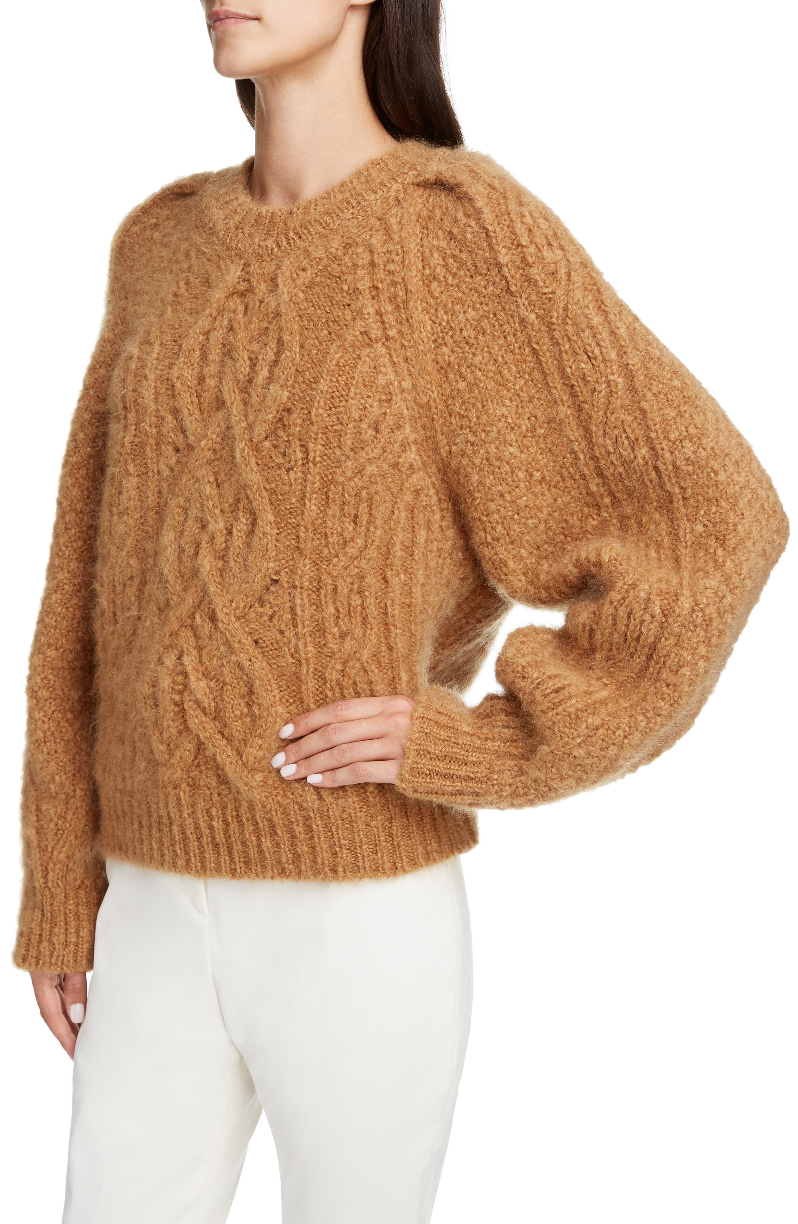 Isabel Marant Esmee Cable Crewneck Sweater | Nordstrom