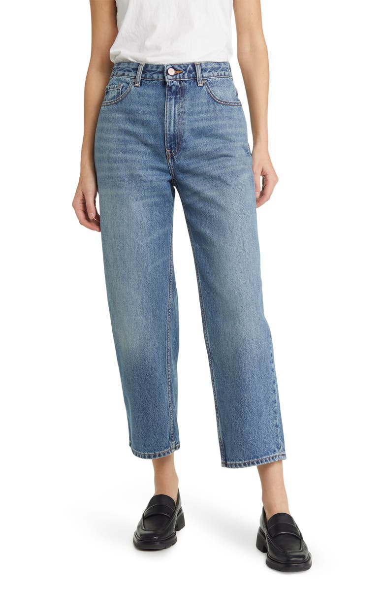 Ganni Misy Organic Cotton Wide Leg Jeans | Nordstromrack