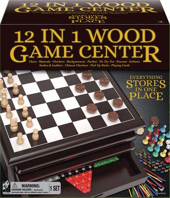Spin Master 12-in-1 Wood Game Center | Nordstromrack