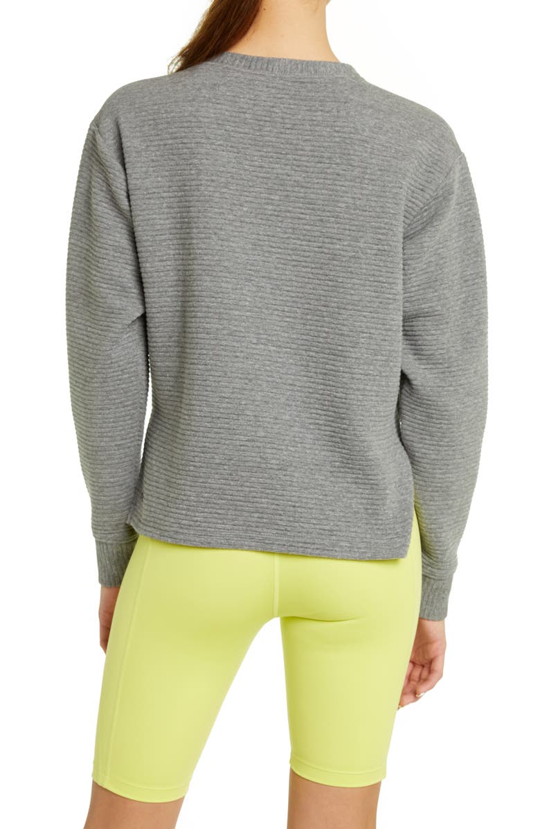 Zella Ridge Ottoman Crew Sweatshirt | Nordstromrack