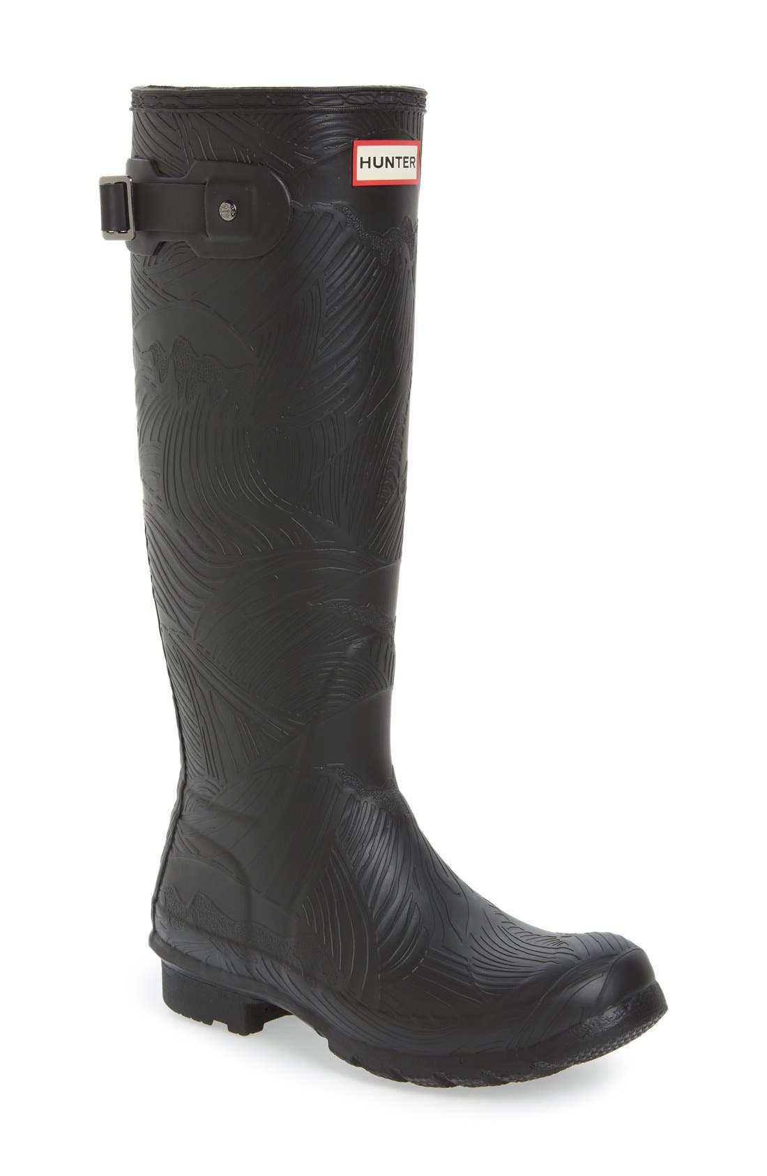 Hunter Original Tall Wave Rain Boot (Women) | Nordstrom