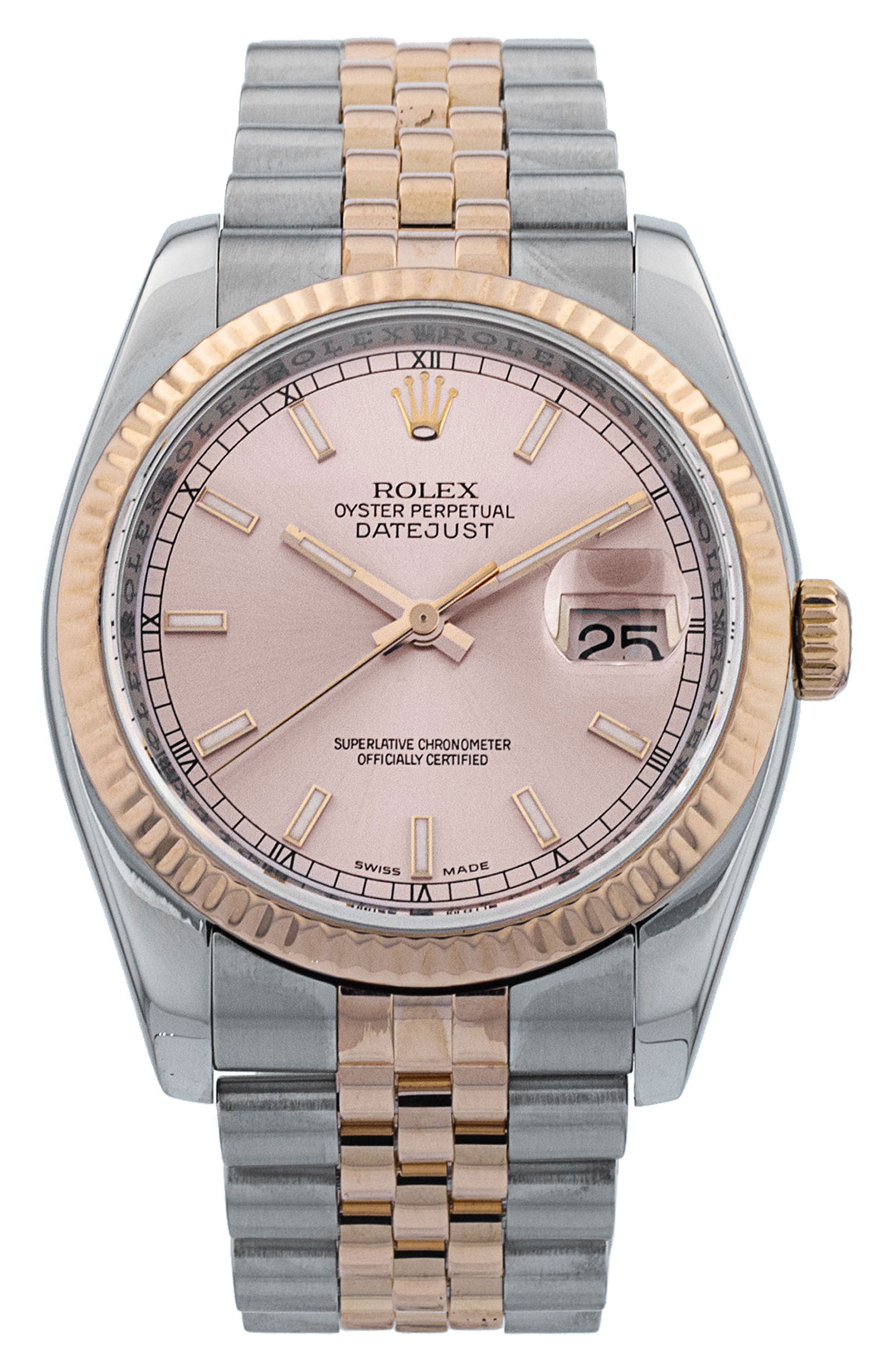 Watchfinder & Co. Rolex Preowned Datejust Bracelet Watch, 36mm | Nordstrom