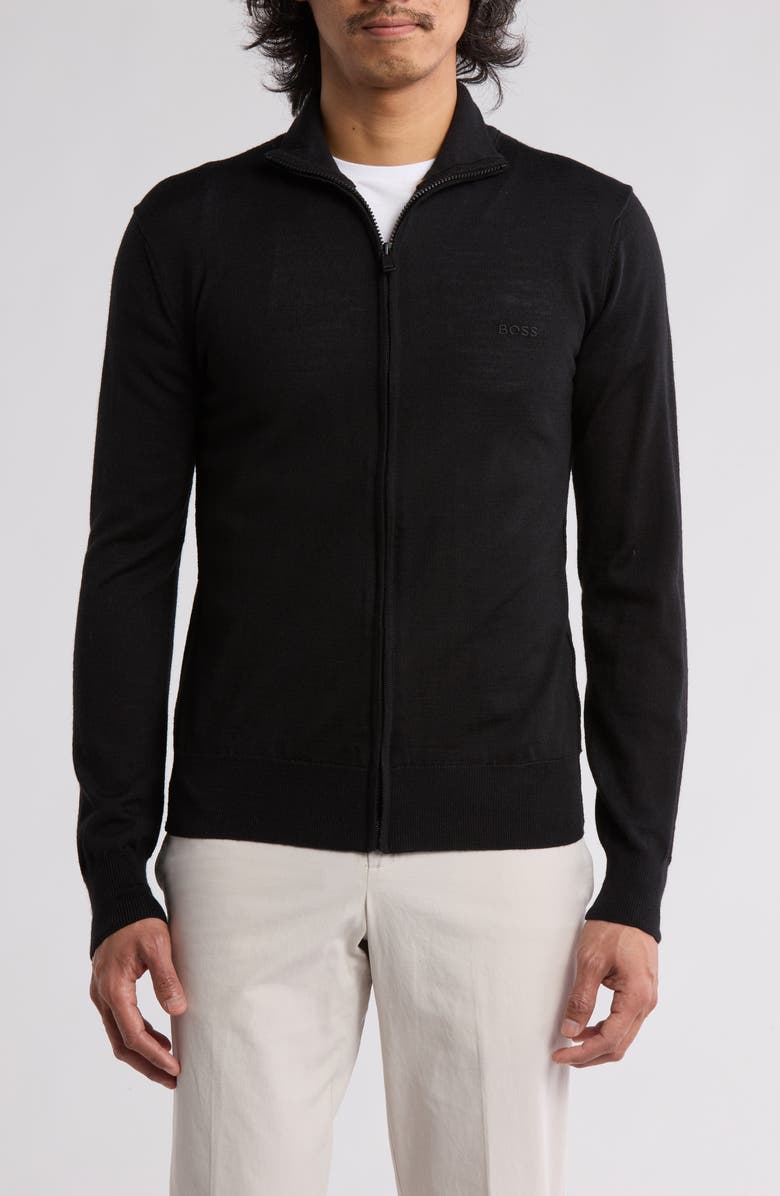BOSS Amac Stand Collar Zip-Up Jacket | Nordstromrack