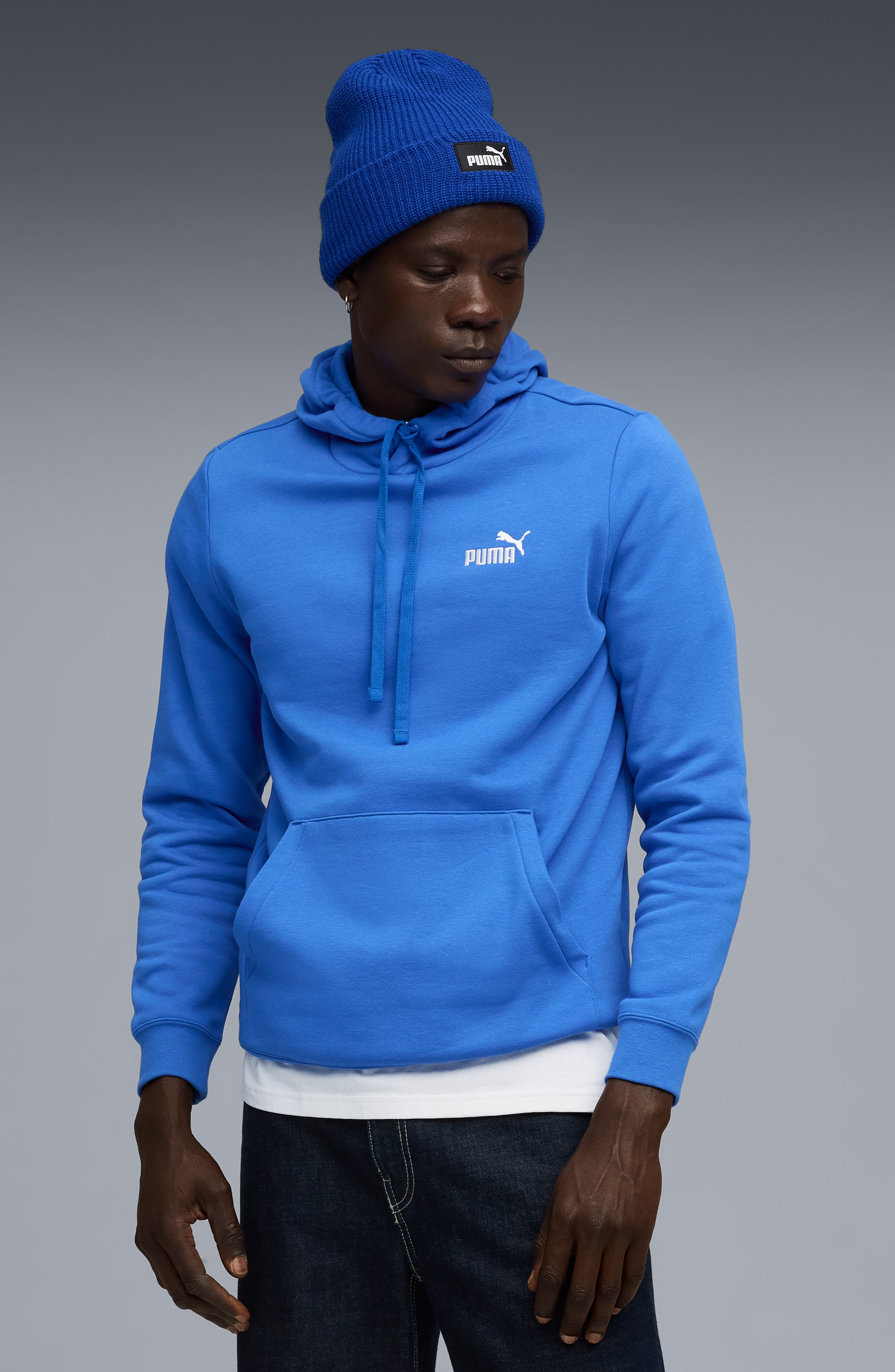 PUMA Essential Small Logo Fleece Hoodie | Nordstromrack